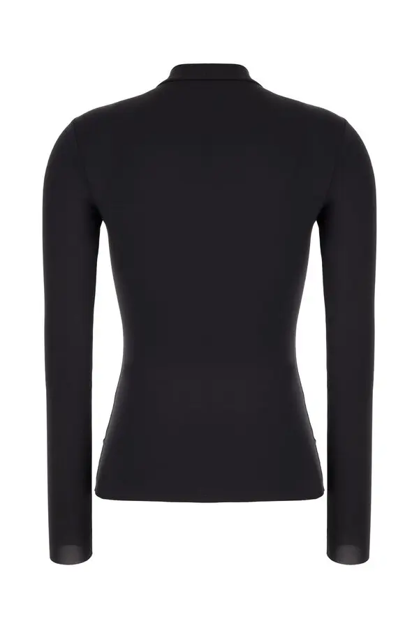 MARINE SERRE Embellished Long Sleeve Top