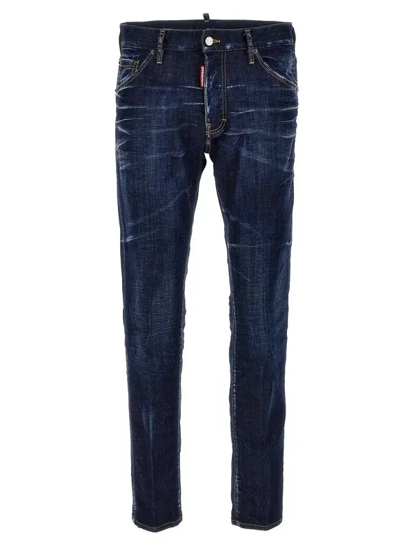 Dsquared2 Cool Guy" Stretch Denim Jeans With Micro Rips