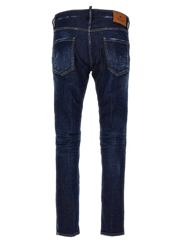 Dsquared2 Cool Guy" Stretch Denim Jeans With Micro Rips