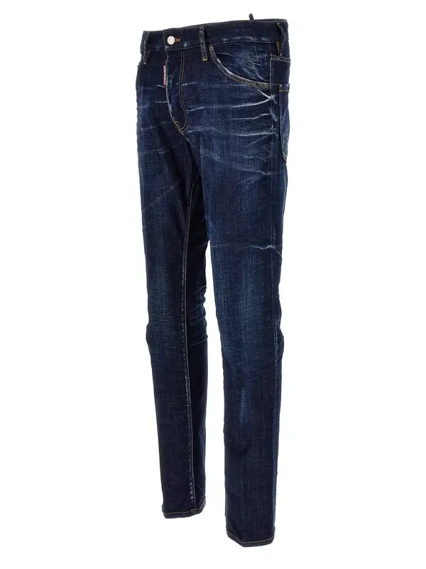 Dsquared2 Cool Guy" Stretch Denim Jeans With Micro Rips