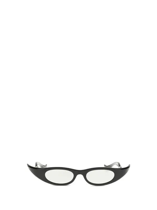 Valentino Garavani Geometric Acetate Cat Eye Sunglasses - Black