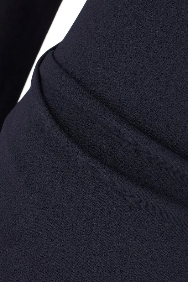 Attico Asymmetrical Draped Dress