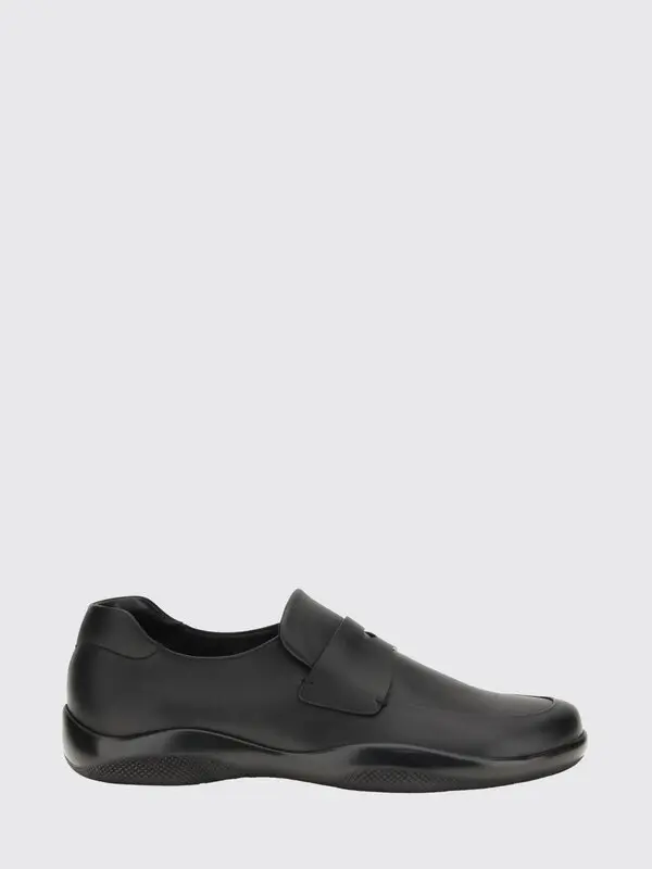 Prada Calf Leather Loafers - Black
