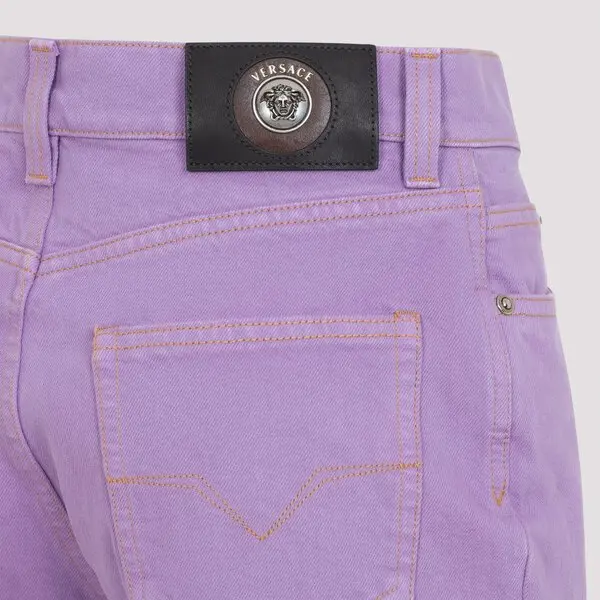 Versace Arch Cotton Jeans - Multicolor