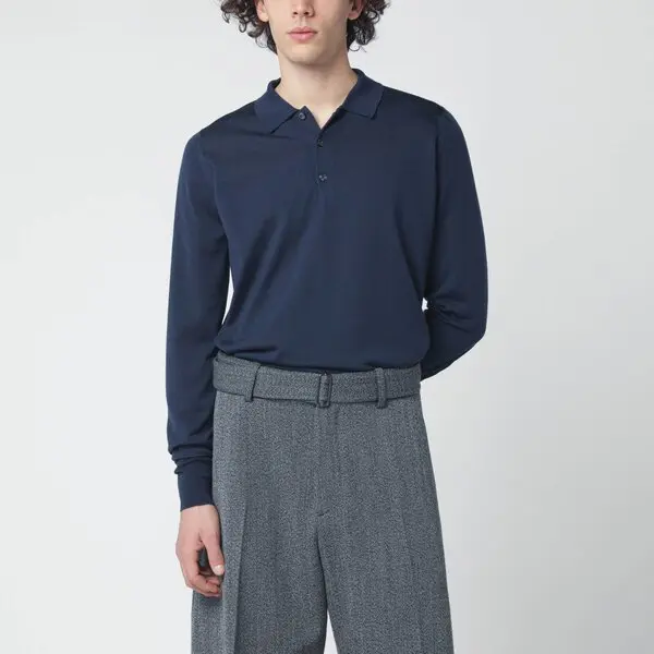 John Smedley Wool Polo Shirt