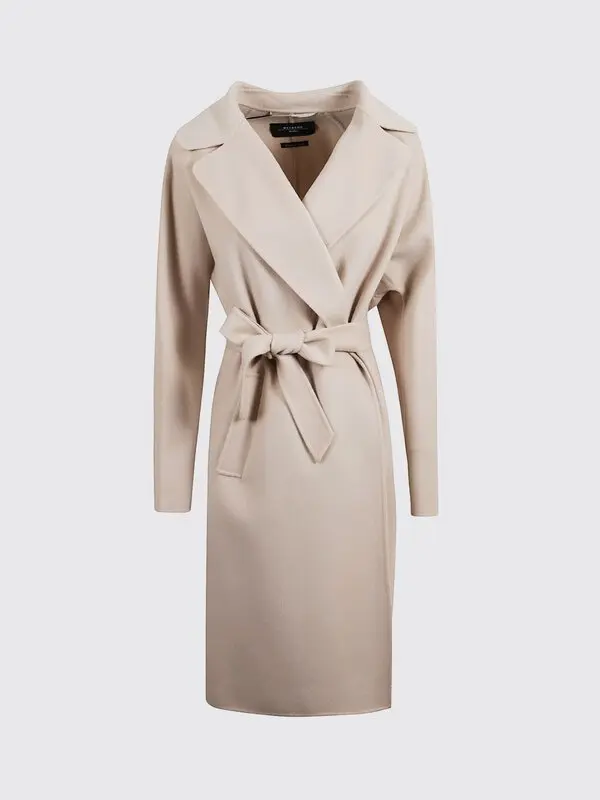 Max Mara Belted Wool Coat - Brown