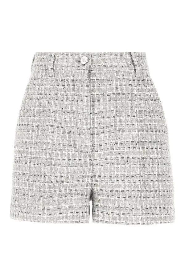 Dolce & Gabbana Textured Tweed Shorts - Multicolor