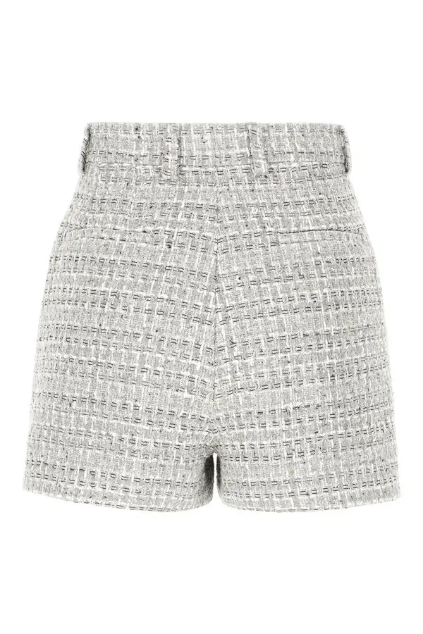 Dolce & Gabbana Textured Tweed Shorts - Multicolor