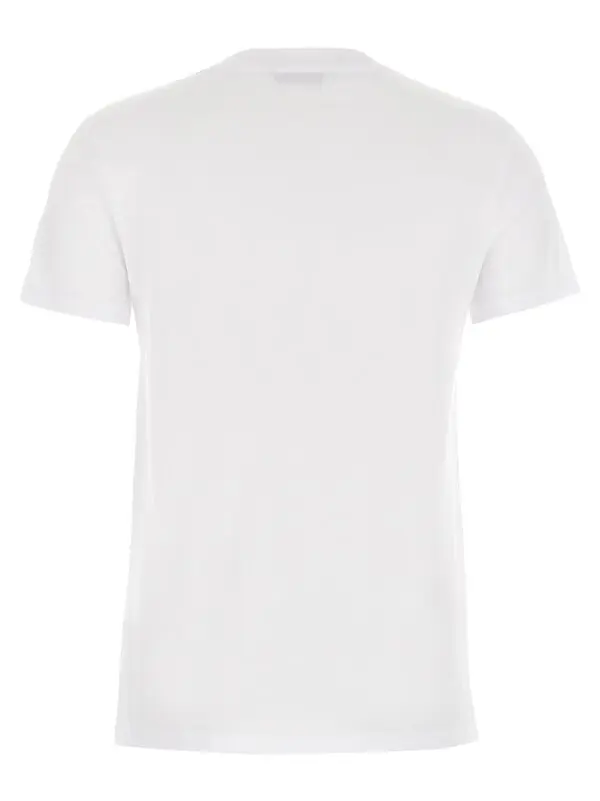 Max Mara Acacia Cotton Crewneck T-shirt With Embroidered Anchor Detail