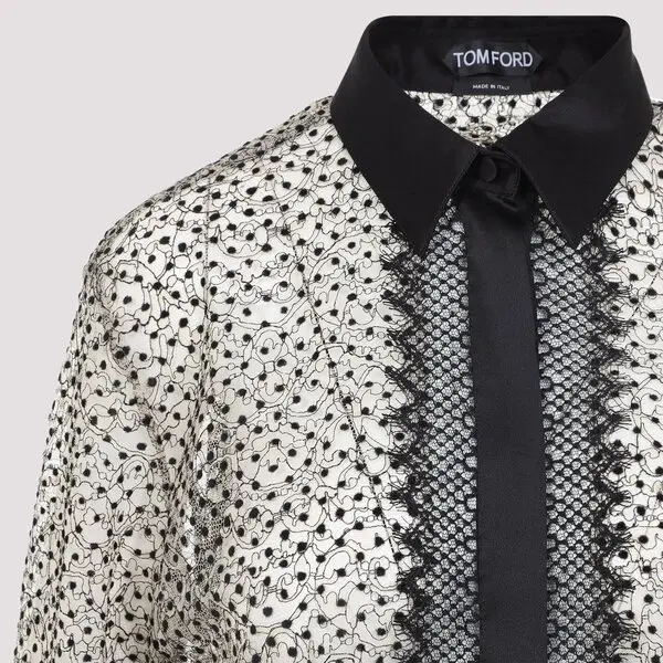 TOM FORD Polka Dot Lace Shirt