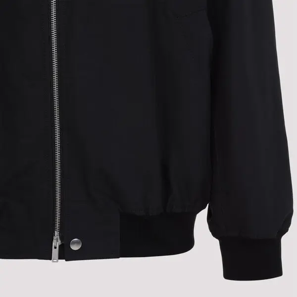 JIL SANDER Cotton Blouson Jacket - Black