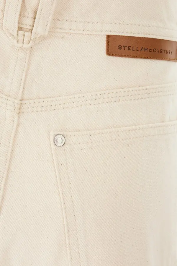 Stella McCartney Lace-up Cotton Shorts - Multicolor