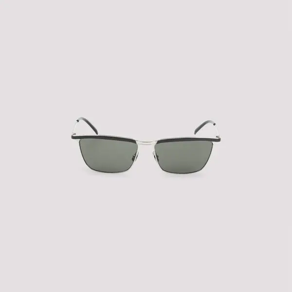 Saint Laurent Grey Metallic Sunglasses