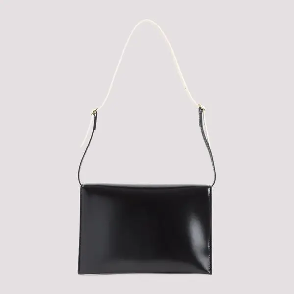 JIL SANDER File Shoulder Bag - Black