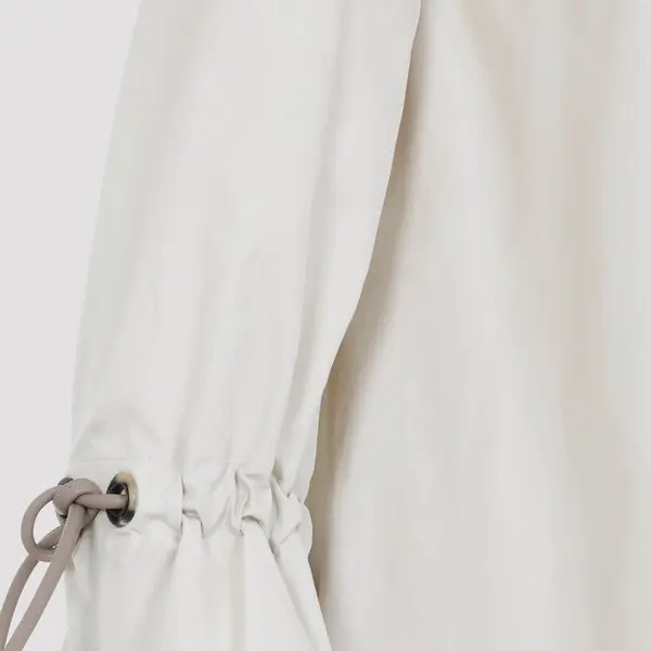 Max Mara Cotton Chemisier Dress With Drawstring Detail