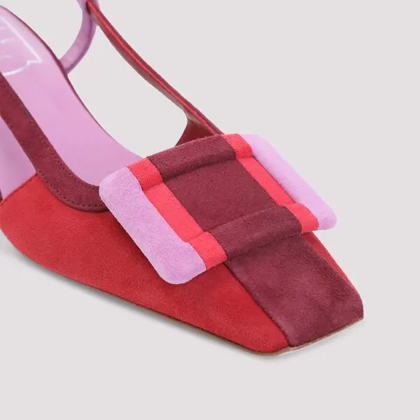 ROGER VIVIER Suede Slingback Pumps