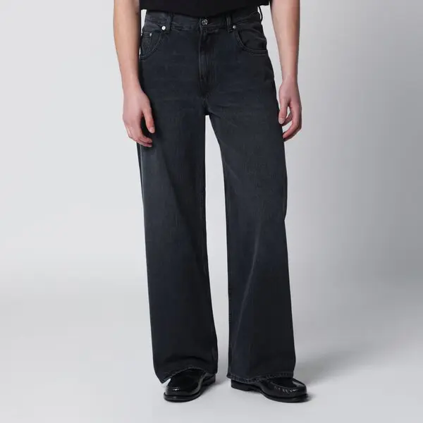 Séfr Relaxed Cut Washed Jeans - Black