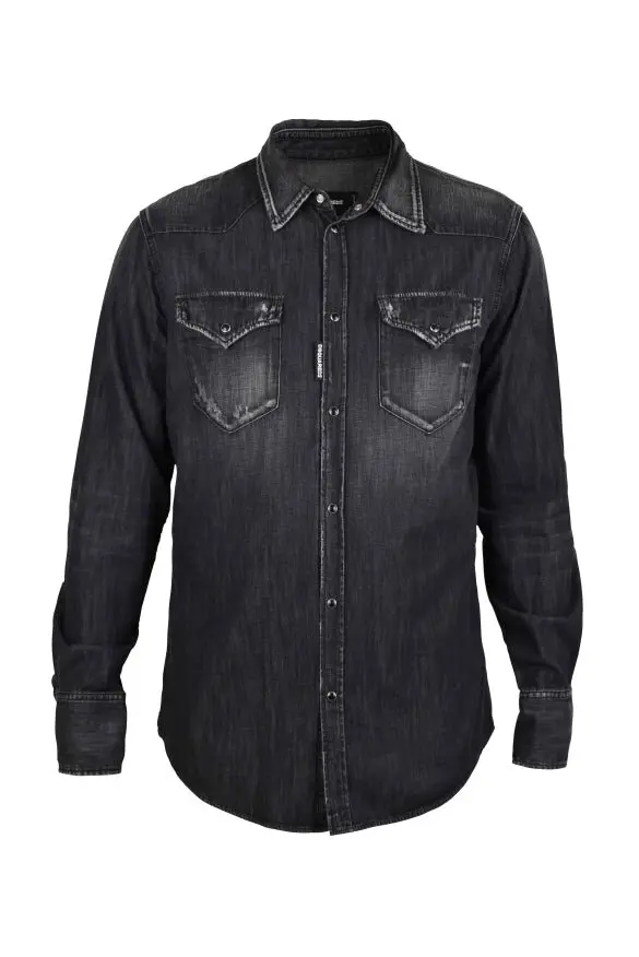 Dsquared2 Denim Shirt - Black