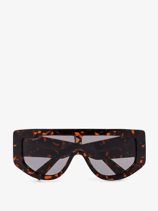 Gucci Rectangular Acetate Sunglasses With Double G Detail
