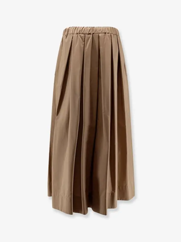 Max Mara Cotton Flared Skirt - Multicolor