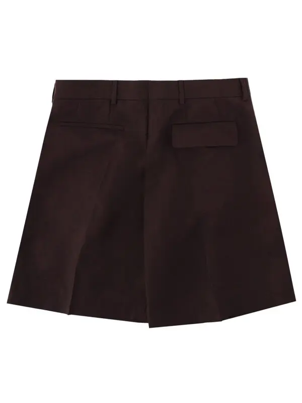 Paul Smith Linen Shorts - Brown