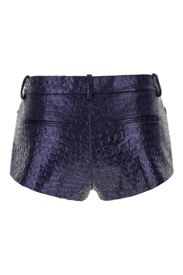 TOM FORD Textured Alligator Embossed Tailored Shorts
