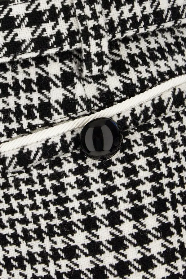 SELF-PORTRAIT Houndstooth Tailored Shorts