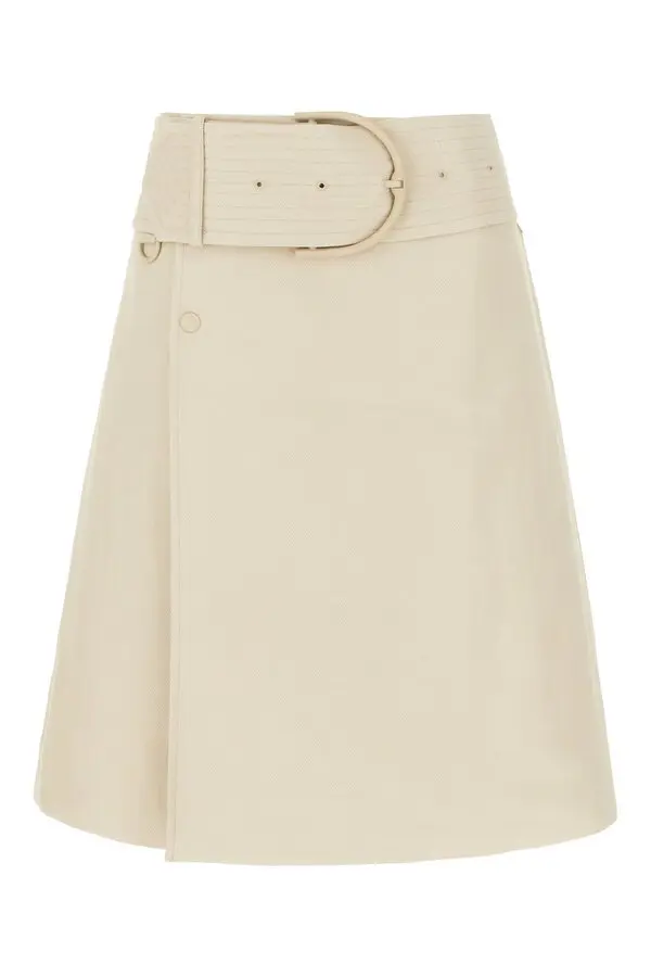 Burberry Skirt With Belt Detail
