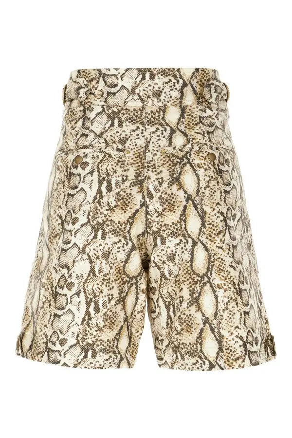 Isabel Marant Étoile Printed High-waisted Shorts