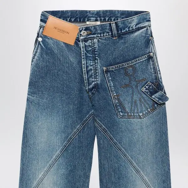 JW Anderson Medium Washed Cotton Denim Jeans