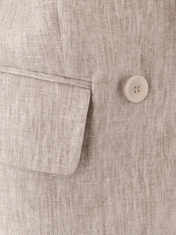 Max Mara Olimpia Linen Blazer - Cream