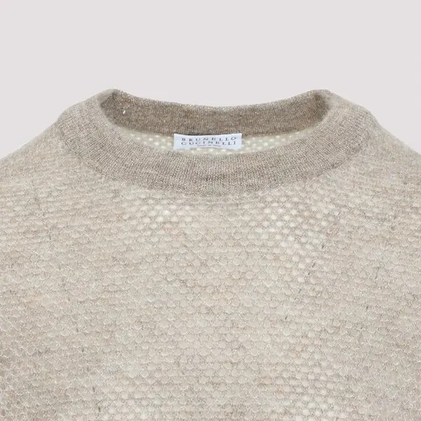 Brunello Cucinelli Mohair Soft Net Pullover