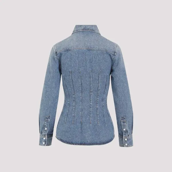 Chloé Button-up Denim Shirt