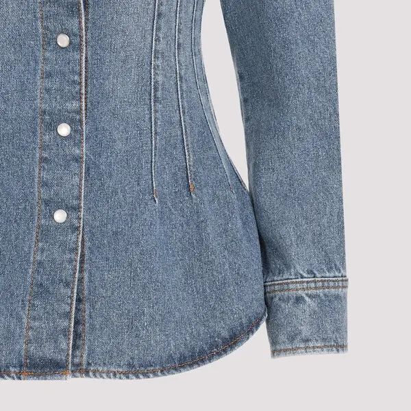 Chloé Button-up Denim Shirt