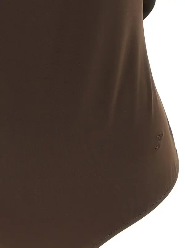 Jacquemus Le Maillot Cabana One-piece Swimsuit - Brown