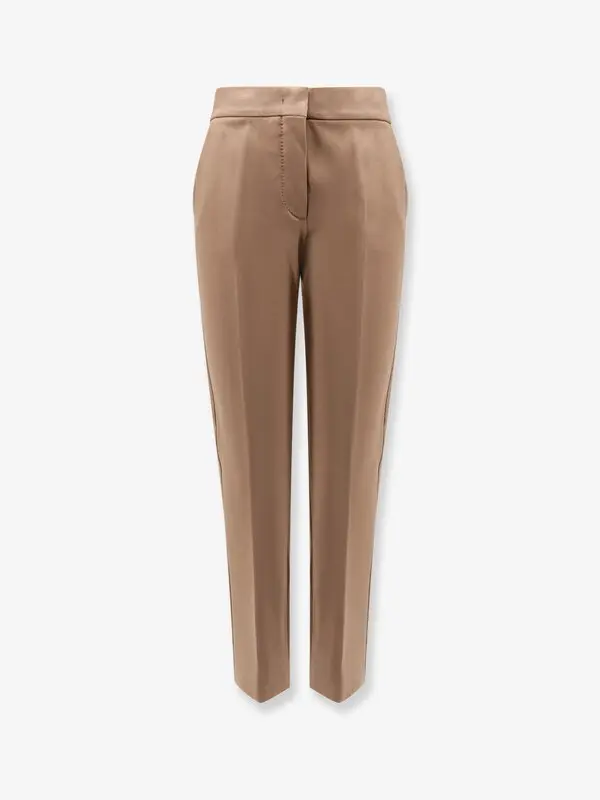 Max Mara Pegno Viscose Blend Trousers - Multicolor