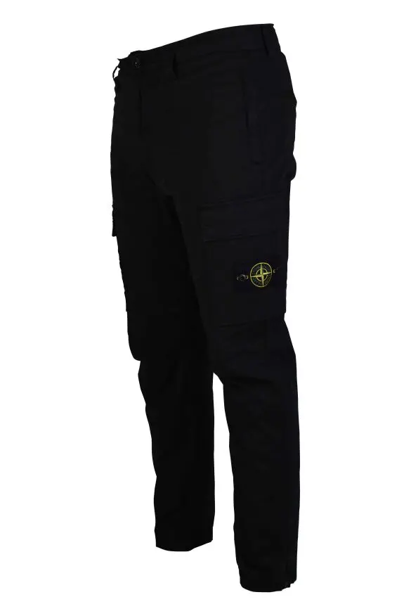 Stone Island Cargo Pants - Black