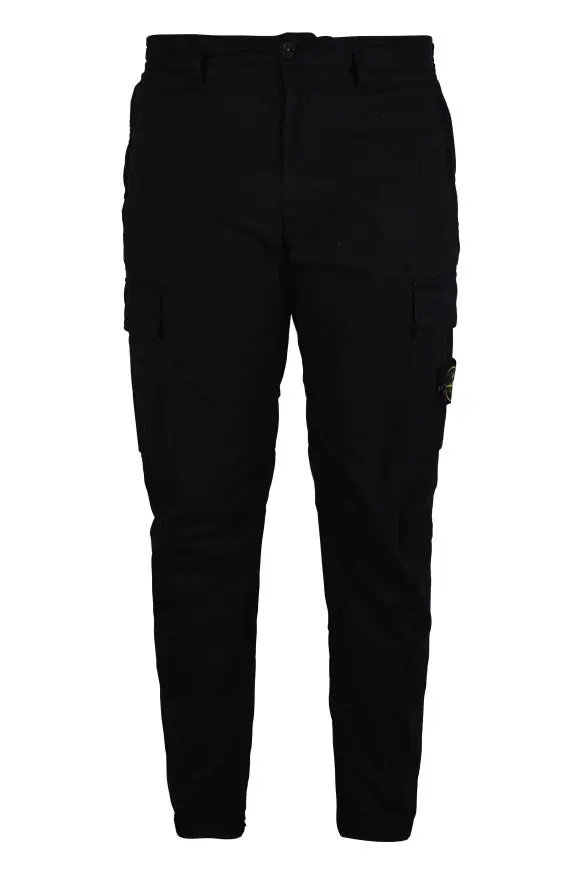Stone Island Cargo Pants - Black