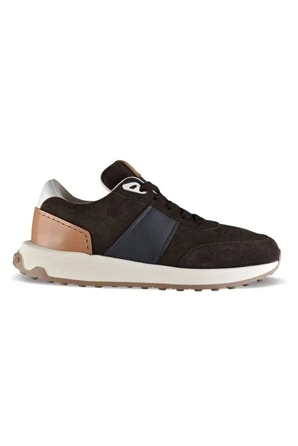 TOD'S Suede And Leather Sneakers