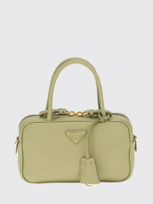 Prada Mini Bag In Calf Leather - Green