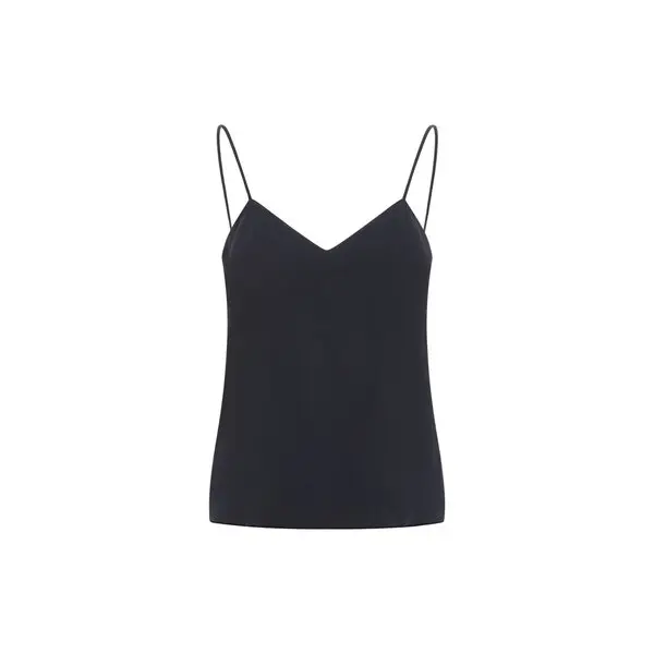 Max Mara Washed Silk Tank Top - Blue