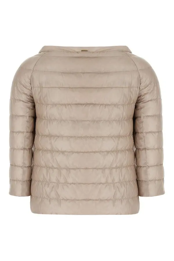 Herno Quilted Jacket With Button Detail - Multicolor