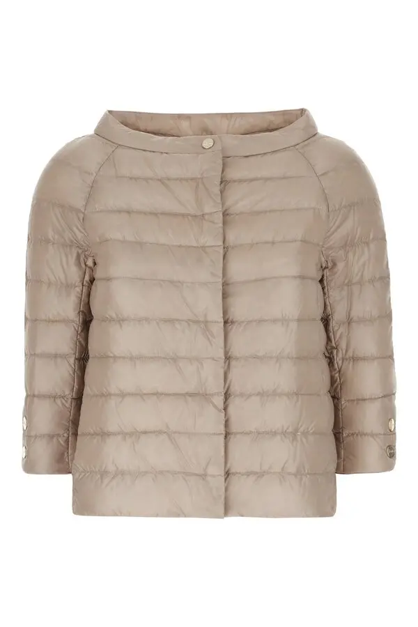 Herno Quilted Jacket With Button Detail - Multicolor