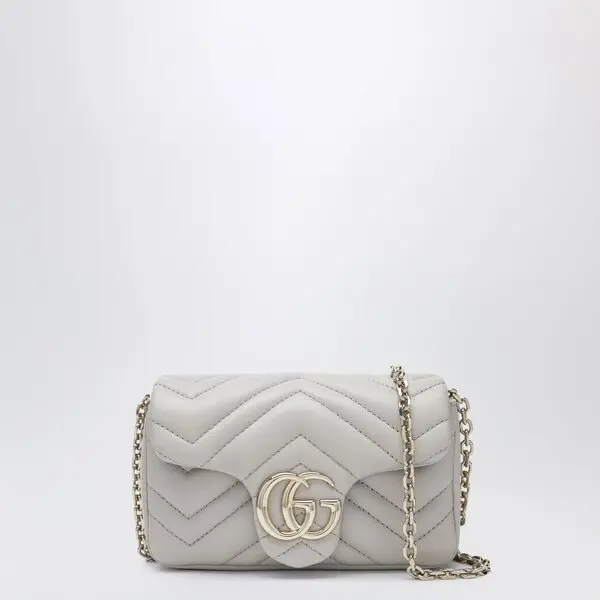 Gucci Gg Marmont Mini Shoulder Bag - Gray