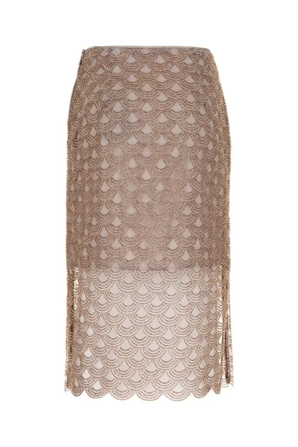 ROTATE BY BIRGER CHRISTENSEN Embellished Skirt - Multicolor