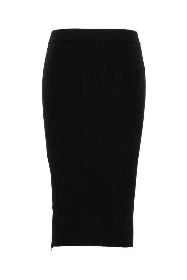TOM FORD Ribbed Skirt With Zipper Detail