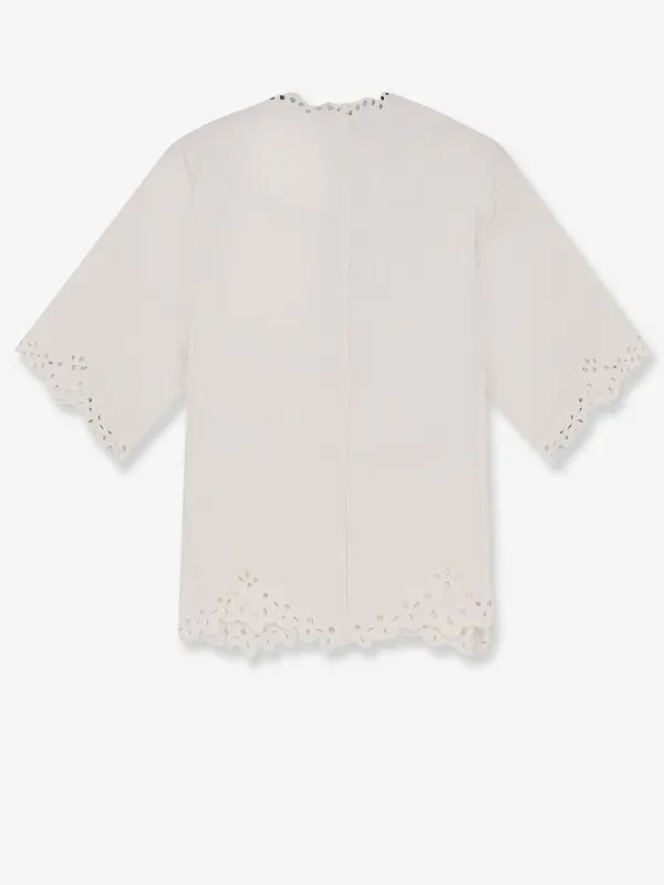 Isabel Marant Étoile Embroidered Cotton Shirt