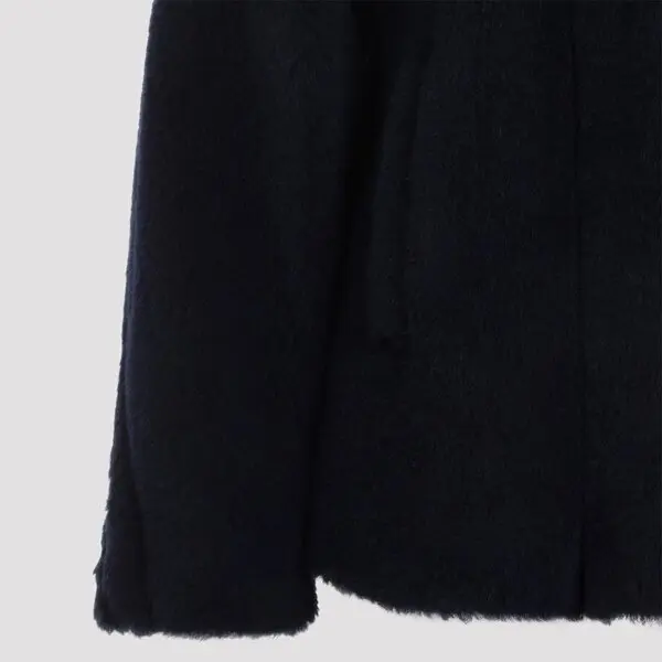 Max Mara Teddy Alpaca Blend Coat - Black