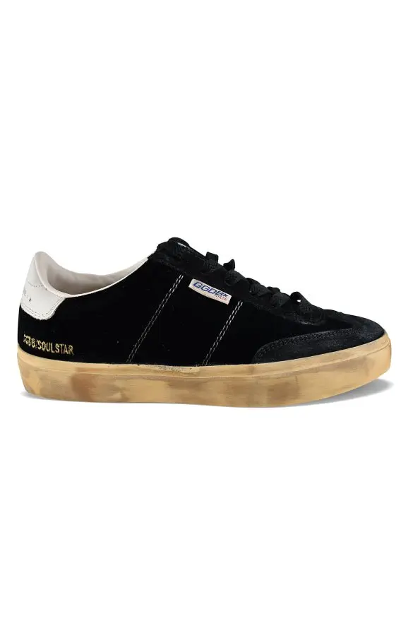 GOLDEN GOOSE Soul Star Suede Sneakers - Black
