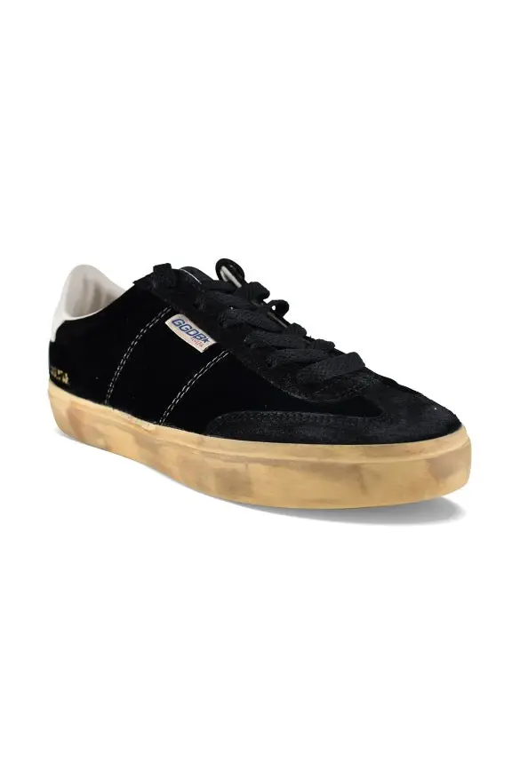 GOLDEN GOOSE Soul Star Suede Sneakers - Black
